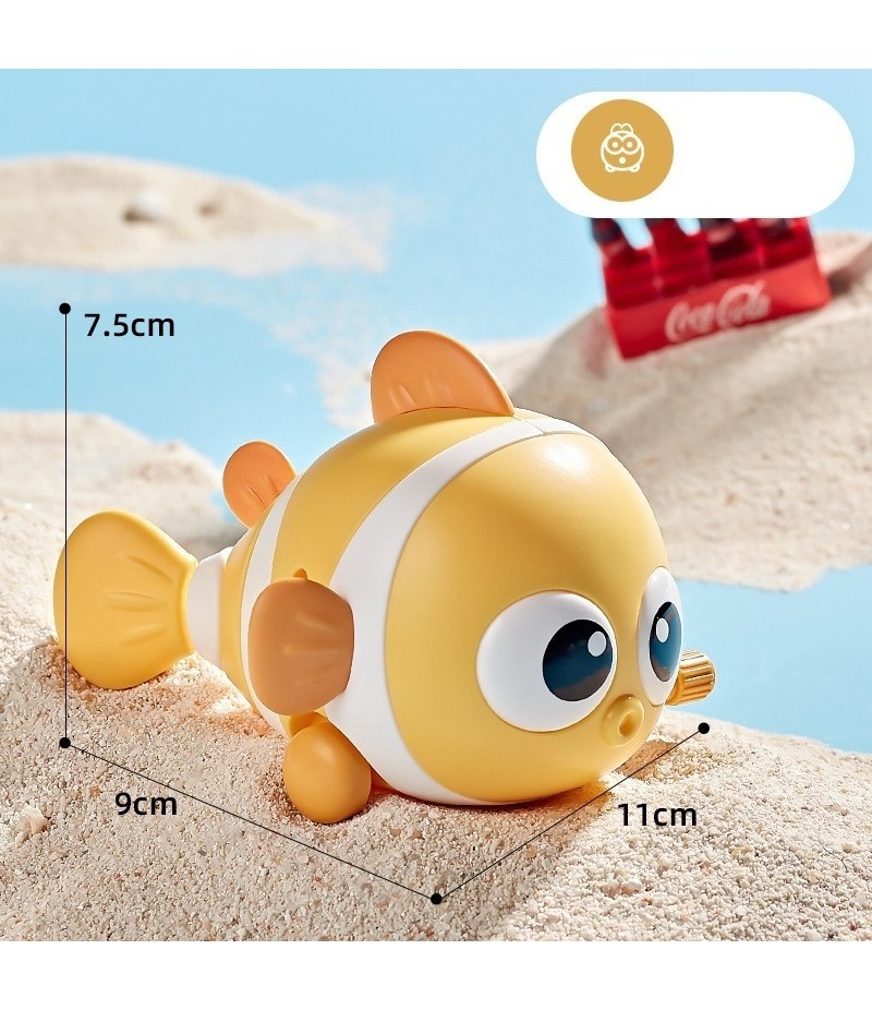 Jucarie mecanica pentru copii pestisor haios, cu cheita, distractiv, se ...